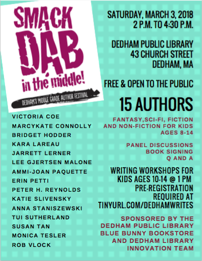 Smack Dab in the Middle Author Festival and Upcoming Events – Jarrett ...