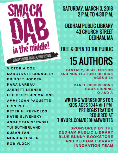 Smack Dab in the Middle Author Festival and Upcoming Events – Jarrett ...