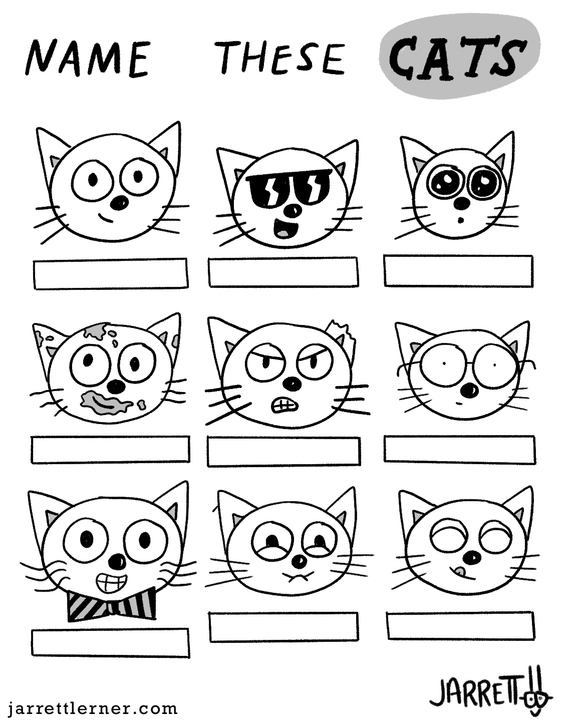 cat names – Jarrett Lerner