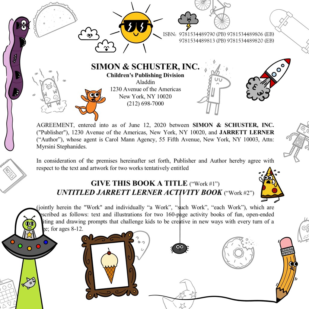 Activity BOOKS! – Jarrett Lerner