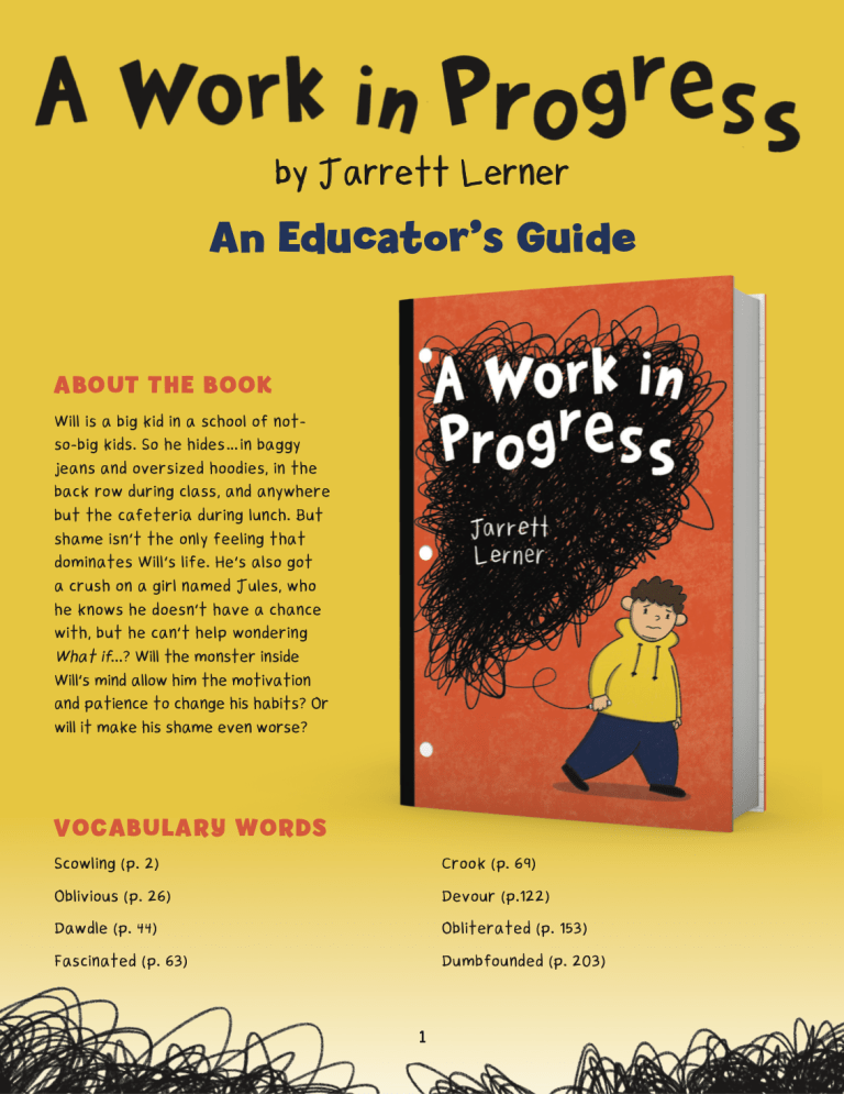 A WORK IN PROGRESS – Jarrett Lerner